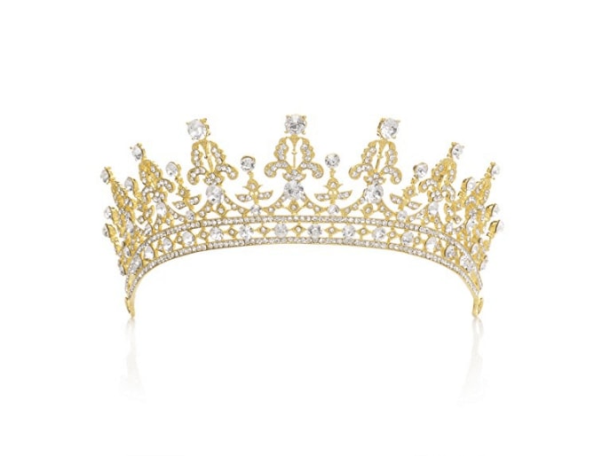 Delaram – Tiare de Mariage – Strass & Or – Mariage Chic & Romantique ...